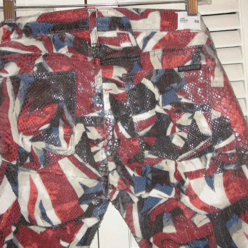 Hudson Jeans | Jeans | Hudson Krista Crop Super Skinny Patriotic Jean ...